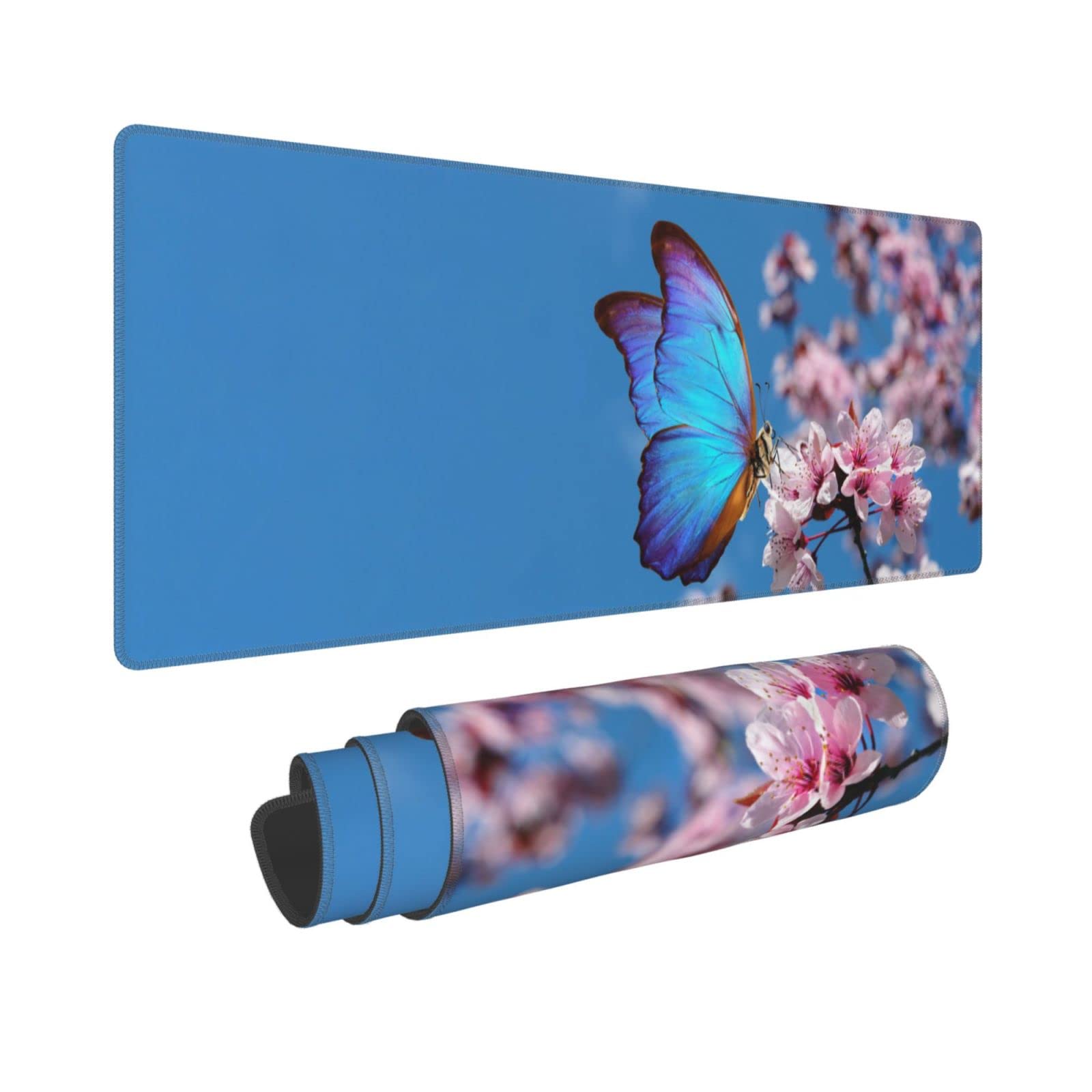 Amazon.com: XL Cute Large Mouse Pad, Extended Cherry Blossom and ...