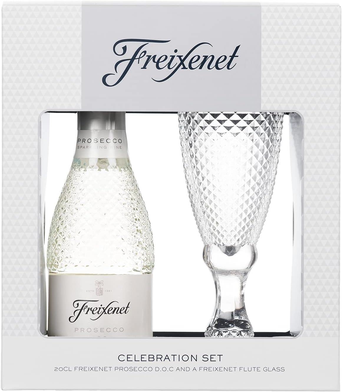 Freixenet Extra Dry Prosecco Gift Set - 1x200ml DOC Prosecco & Cut ...