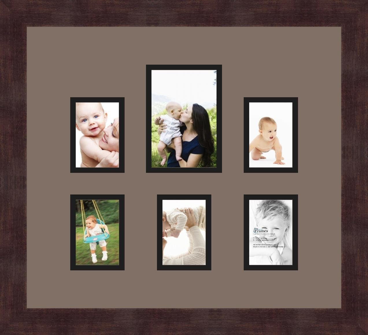 Art to Frames Double-Multimat-260-748/89-FRBW26061 Collage Frame Photo ...