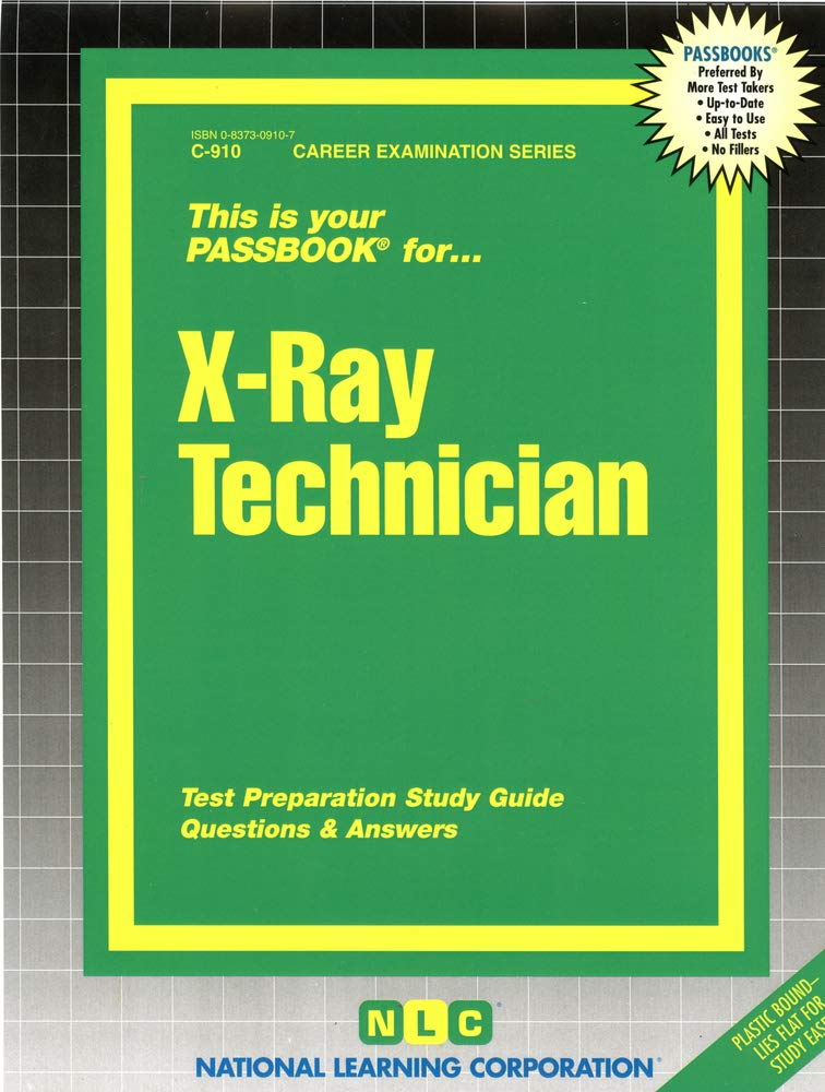 X-ray Technician: Passbooks Study Guide : Rudman, Jack: Amazon.in: Books