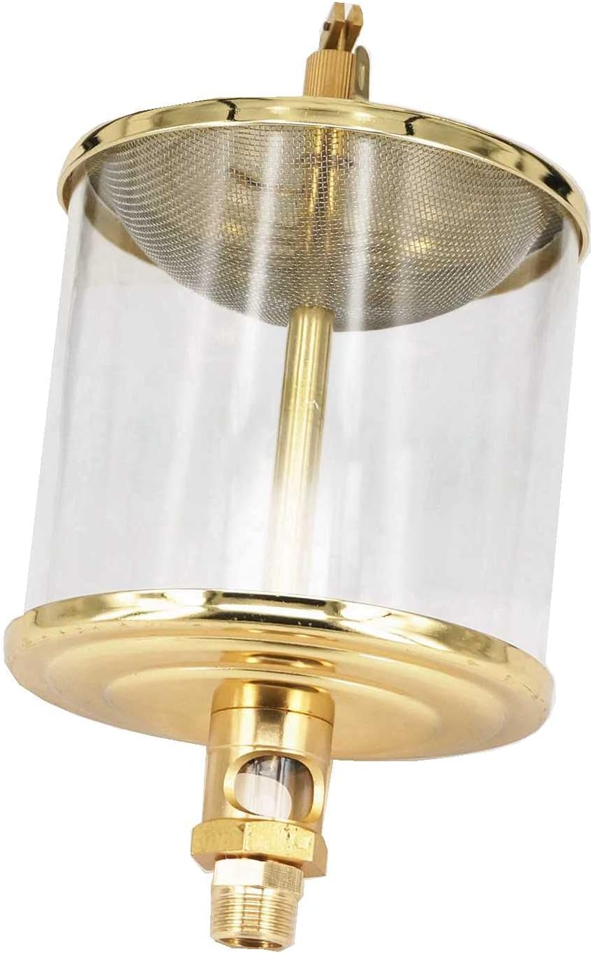 Amazon.com: 1/4" 3/8" 1/2" BSP Male x 4" O.D Brass Sight Gravity Drip ...