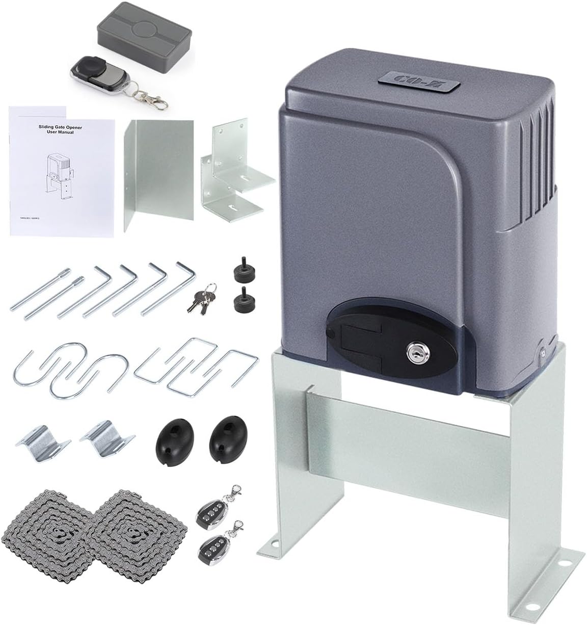 Amazon.com: CO-Z Automatic Sliding Gate Opener with HomeLink ...