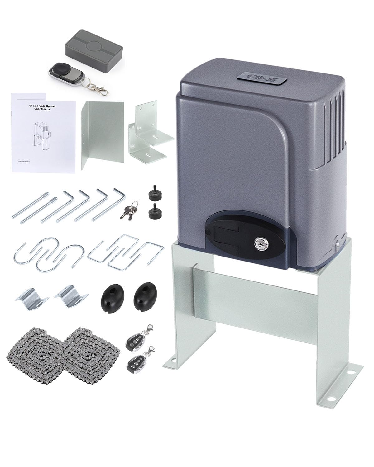 Amazon.com: CO-Z Automatic Sliding Gate Opener with HomeLink ...