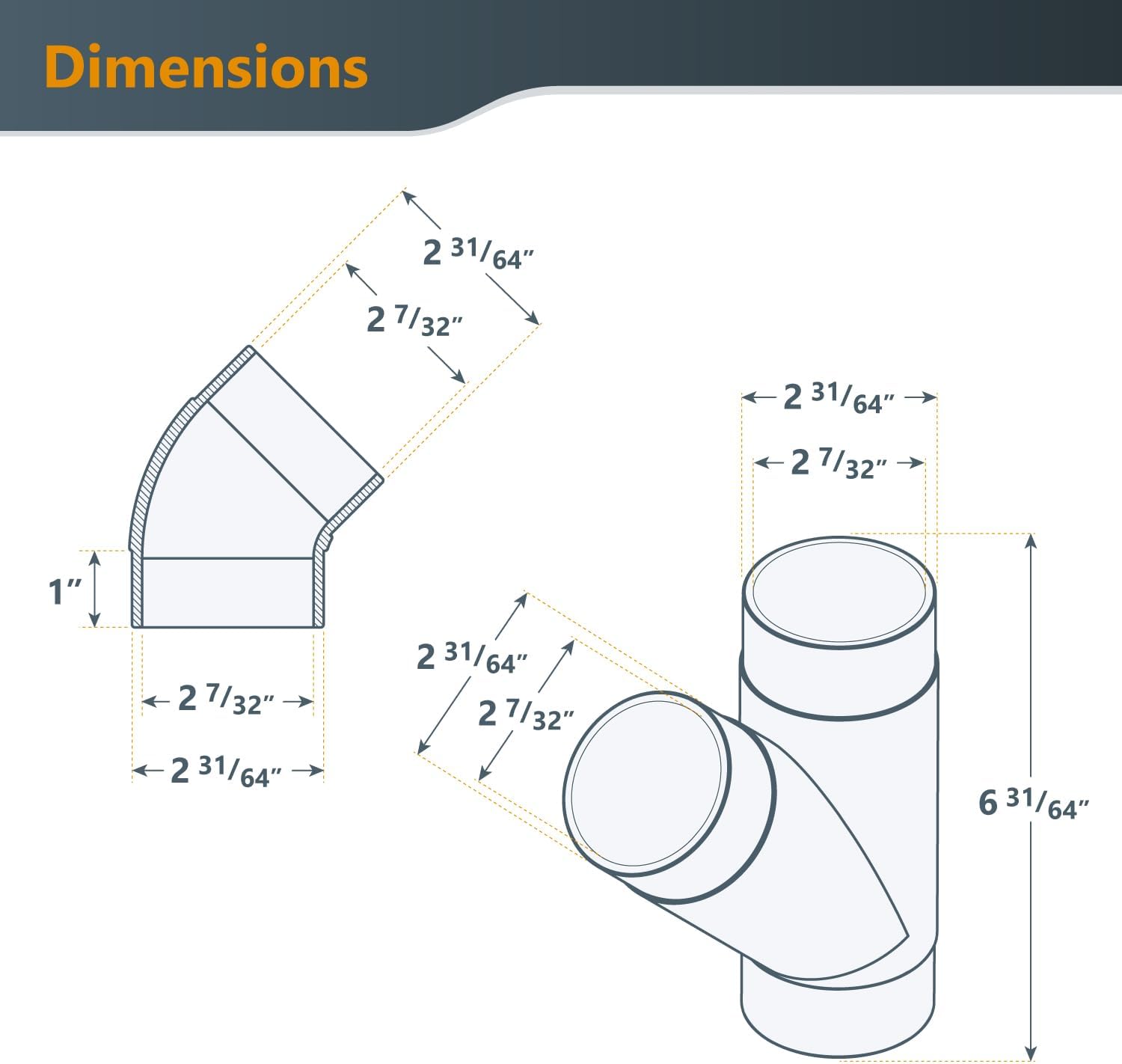POWERTEC 2-1/2 Inch Dust Collection Fittings Kit Philippines | Ubuy