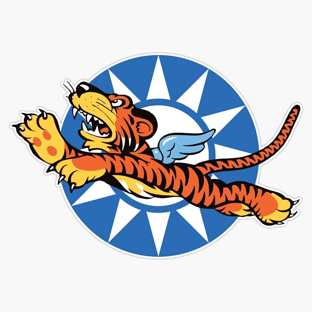 Amazon.com - Flying Tigers Retro Squadrons Insignia Bumper Sticker ...