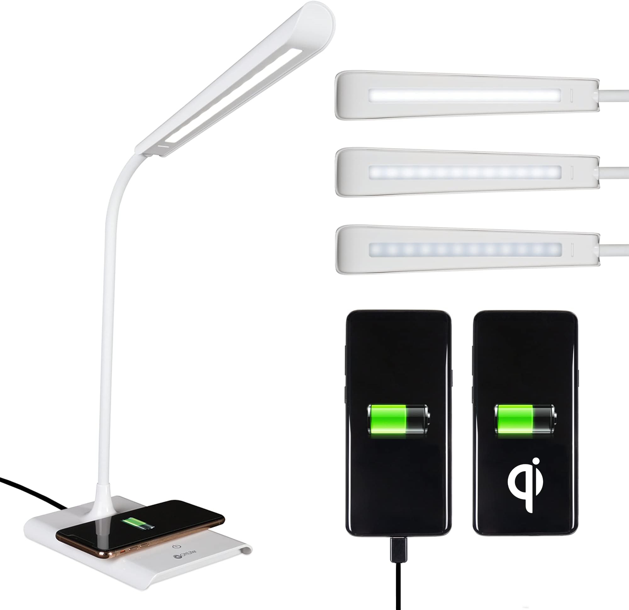 OttLite Strive LED Desk Lamp with USB Charging - ClearSun LED ...