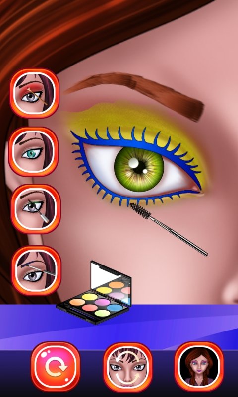 Eye Makeup Beauty Salon for Girls : makeover game for girl and kids ...