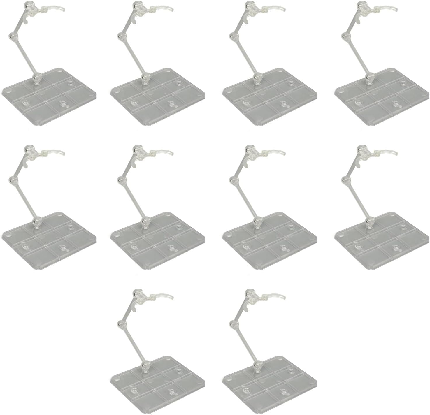 Amazon.com: Action Figure Stand 10 Sets Transparent Display Stand ...