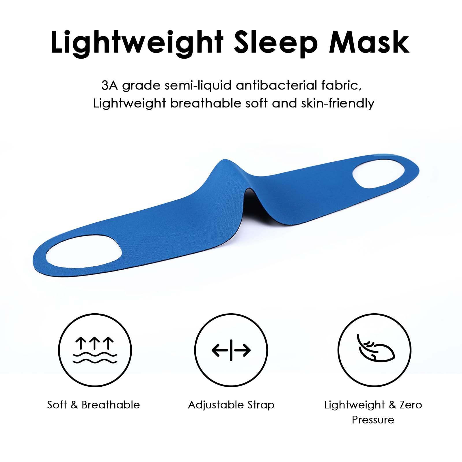 Snapklik.com : FRESHME 3pc Over The Ear Sleeping Mask - Thin ...