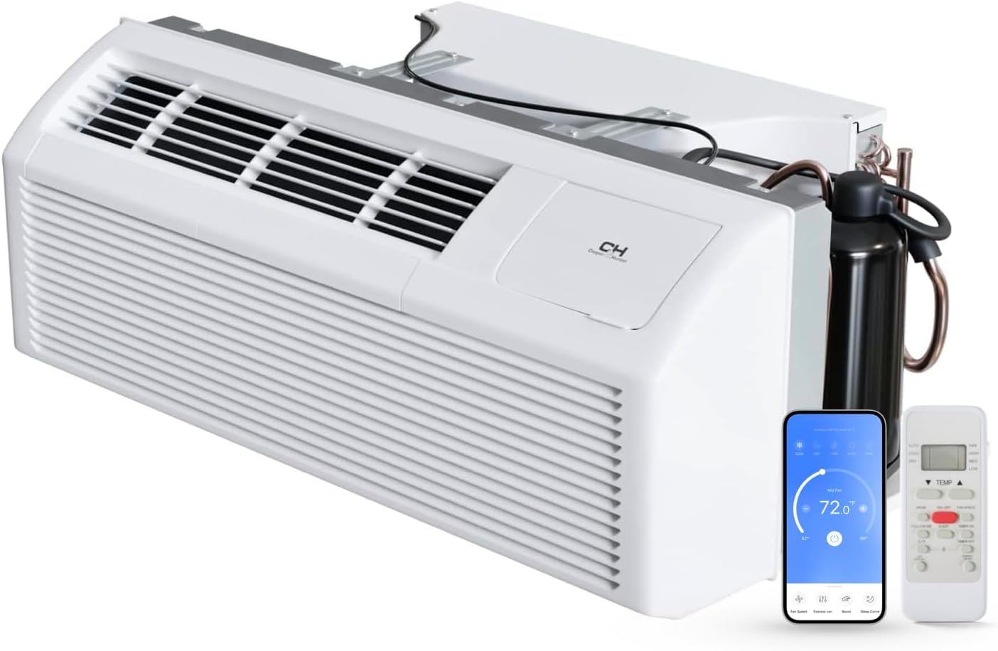 Amazon.com: Cooper&Hunter 15,000 BTU PTAC Packaged Terminal Air ...