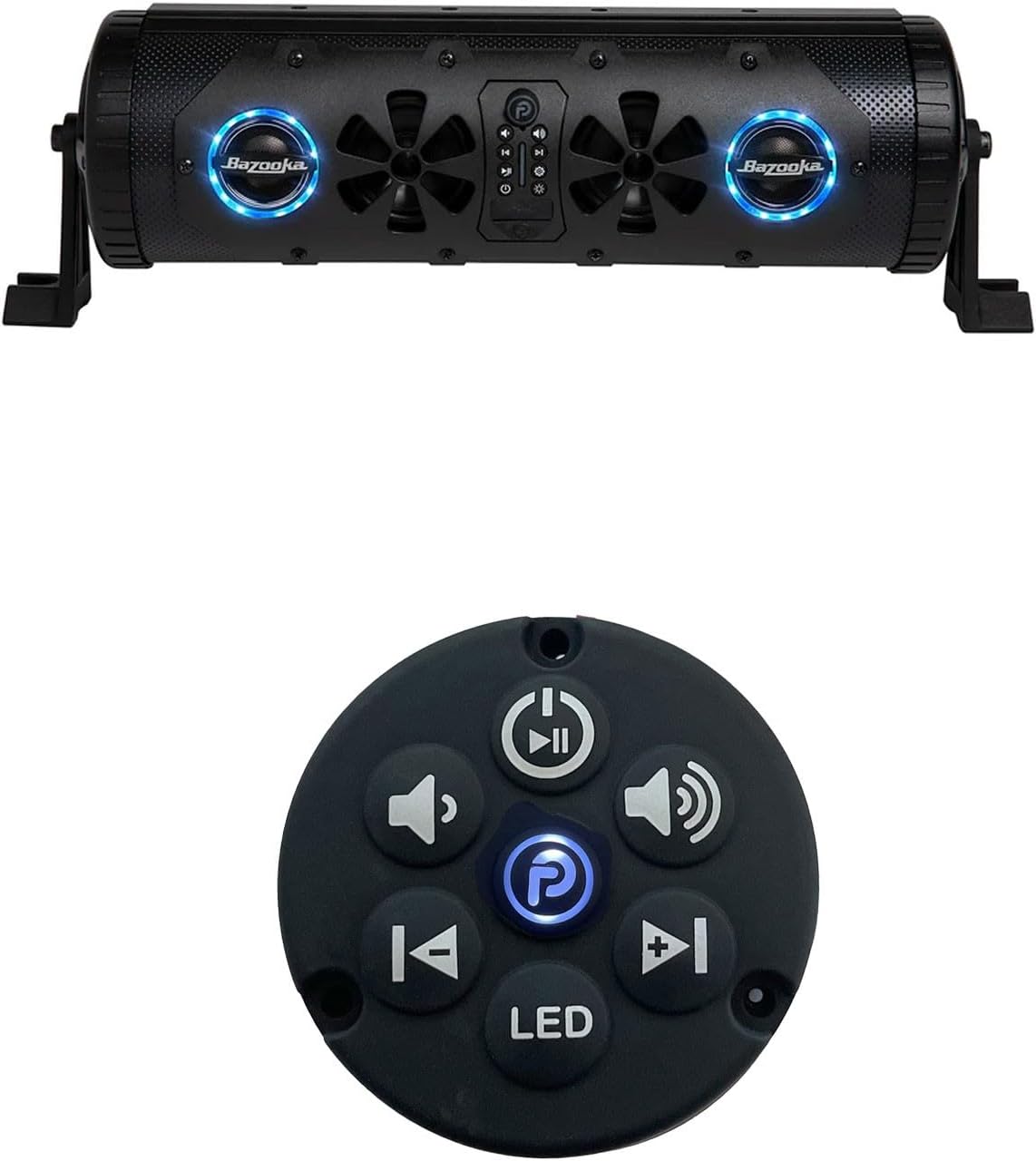 Amazon.com: Bazooka G3 Bluetooth 16 inch Party Bar with Remote Bundle ...