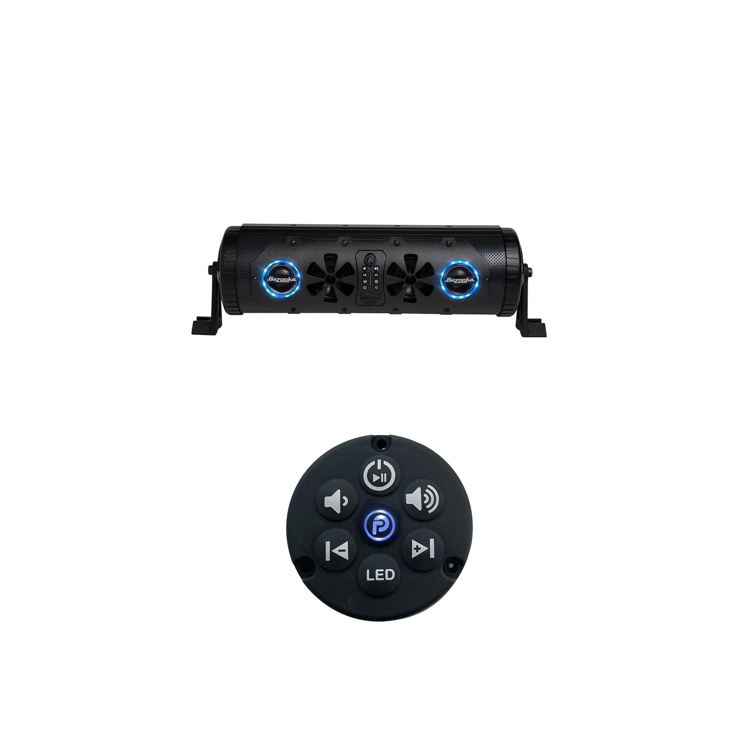 Amazon.com: Bazooka G3 Bluetooth 16 inch Party Bar with Remote Bundle ...