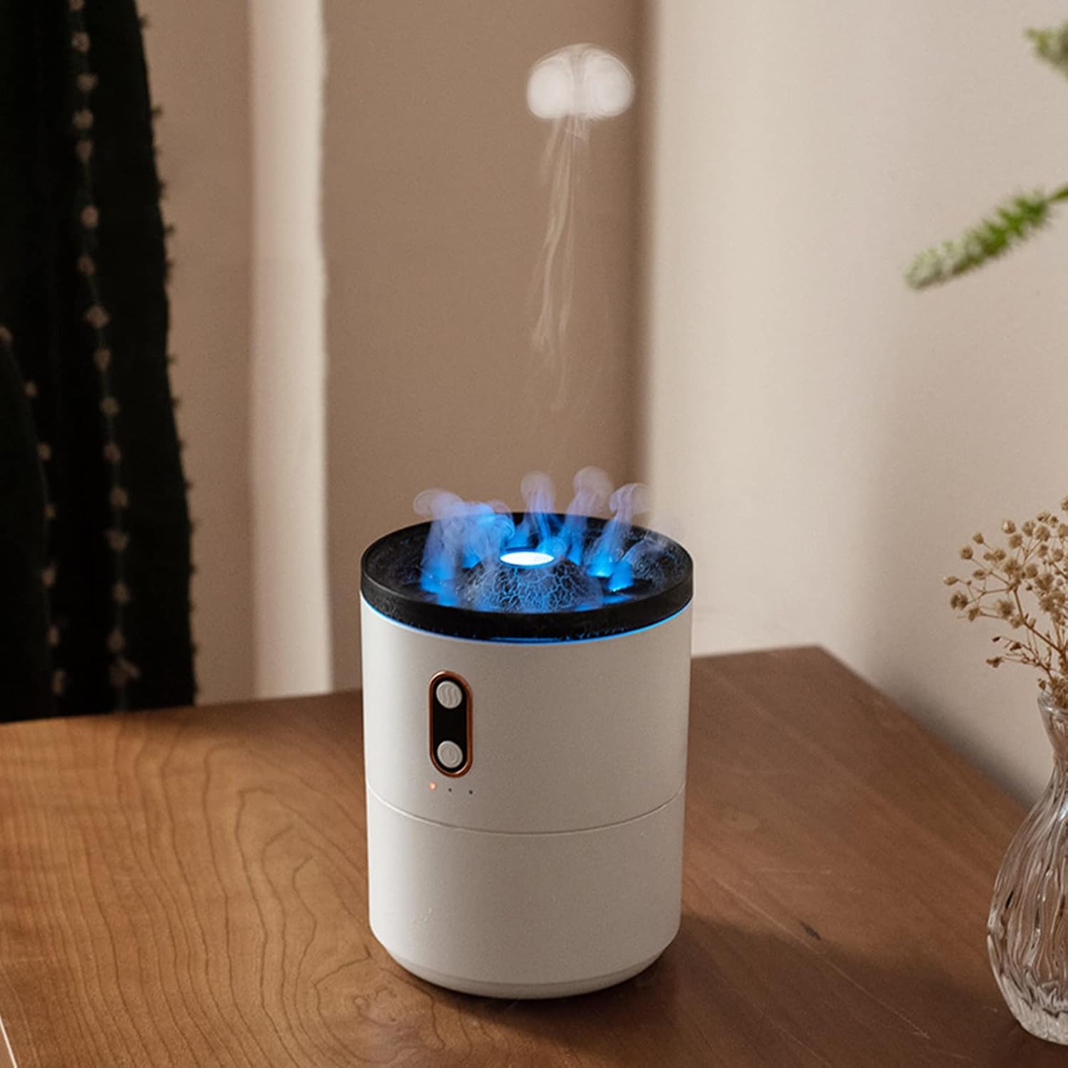 Amazon.com: Volcano humidifier, two-color air aromatherapy volcano ...