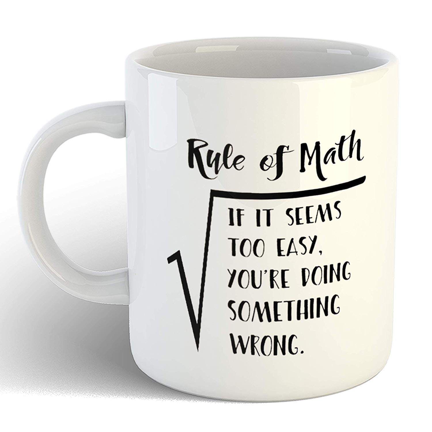 Buy SCPmarts Mathematics Coffee Mugs Printed Rule of Math Ceramic ...