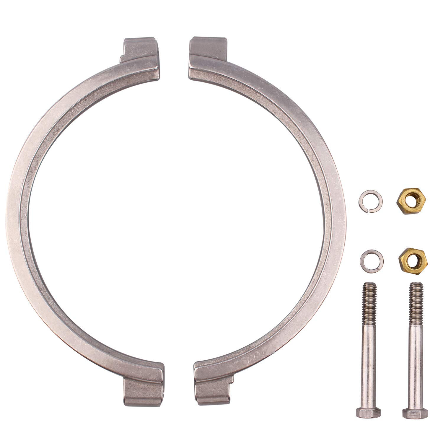 Snapklik.com : DERNORD Sanitary Clamp High Pressure Bolted Tri Clamp ...