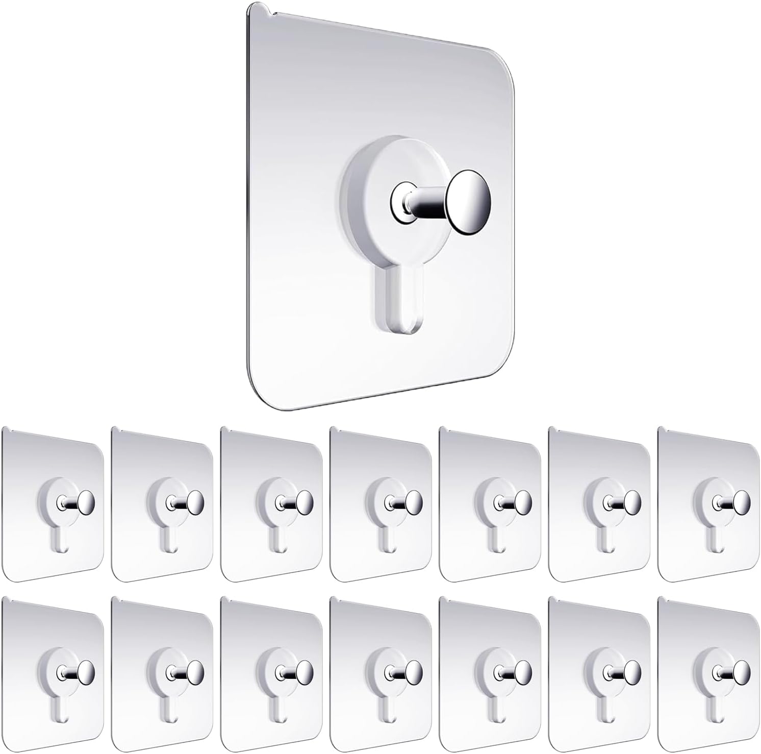 VESTURA Adhesive Wall Hooks Without Drilling, Self Adhesive Hooks Heavy ...