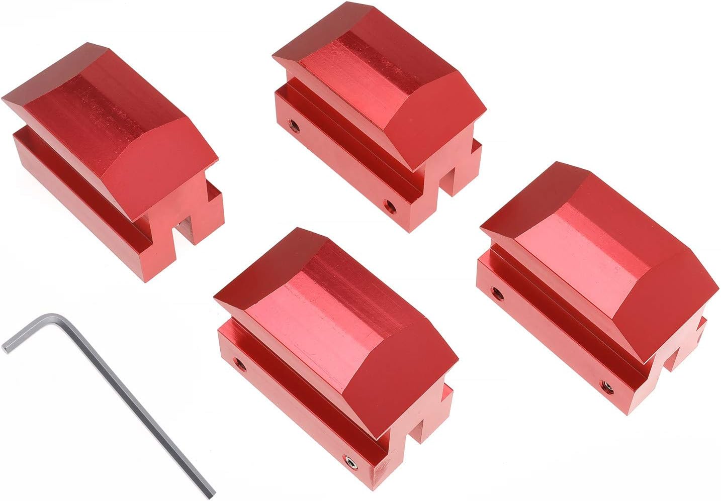 Amazon.com: Waricaca 4pcs Jack Lift Pad Billet Anodized Aluminum Floor ...