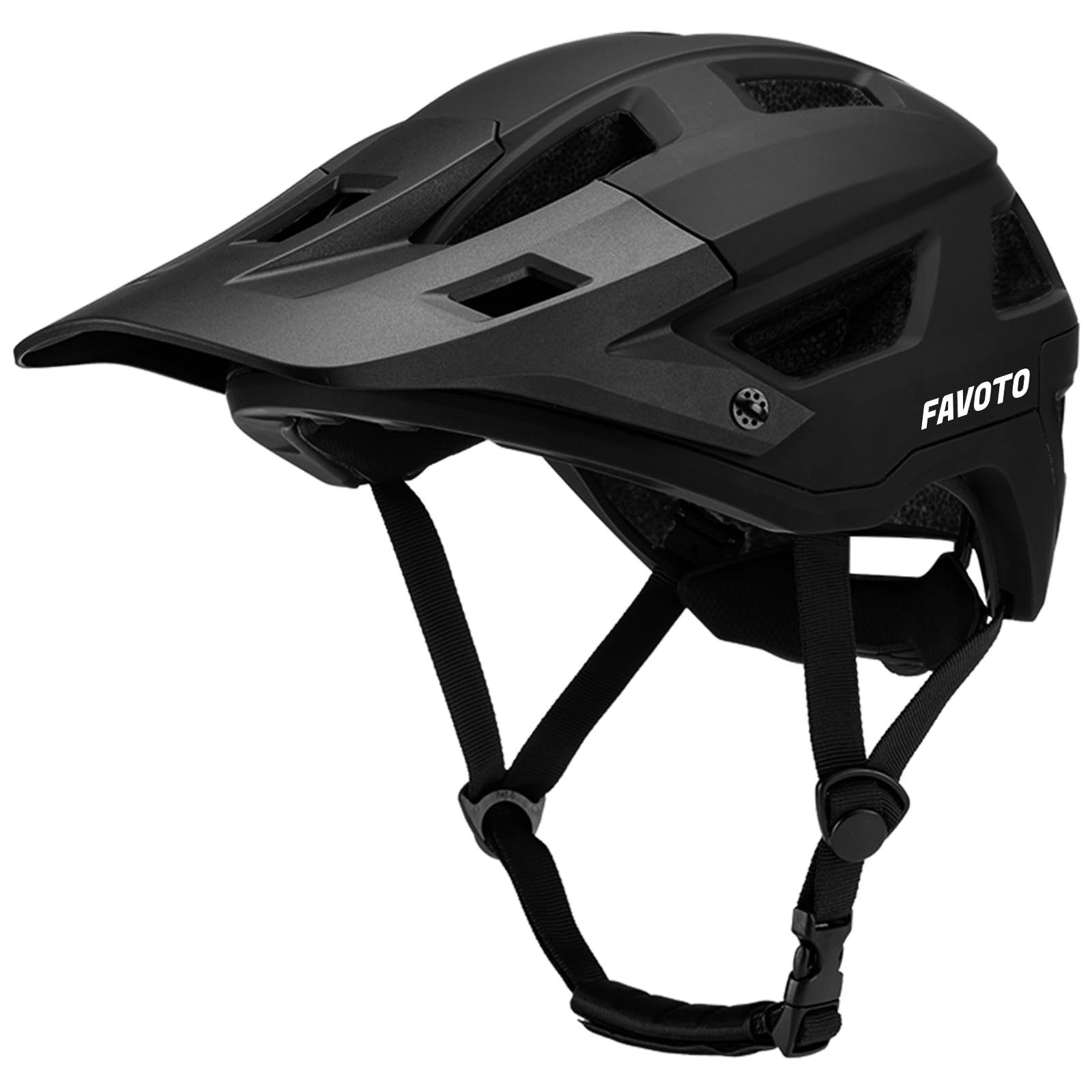 Favoto Mountain Bike Helmet Lightweight - MTB & Road Bicycle Helmet for ...