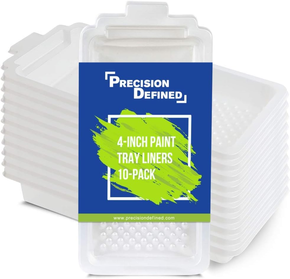 Amazon.com: Plastic Mini Roller Paint Tray, Deep Well Paint Trap,4 ...