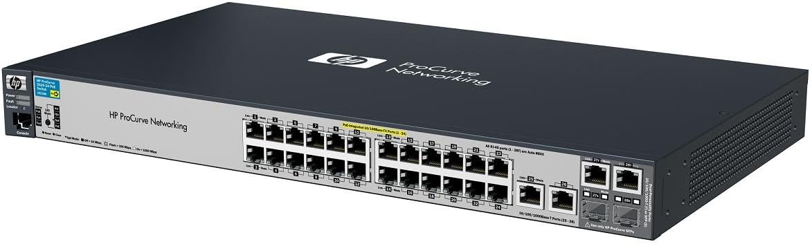 Amazon.com: HP 2520-24-PoE ProCurve Networking Switch (J9138A ...