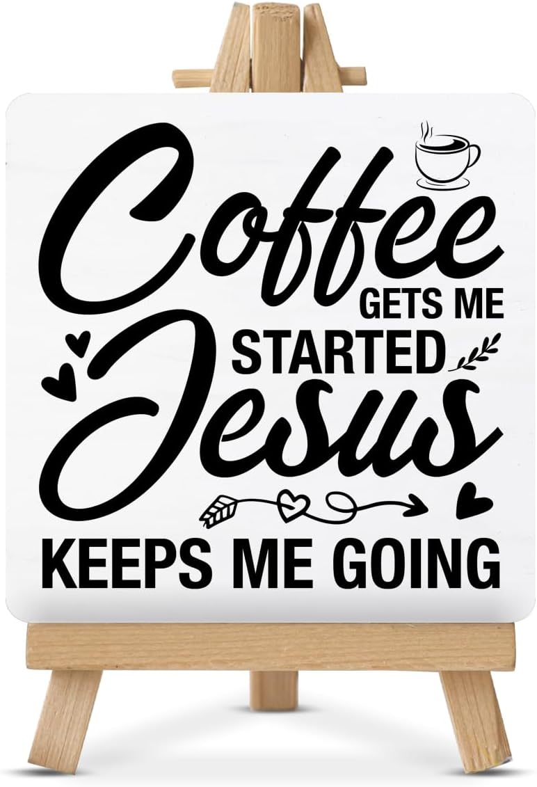 Amazon.com: Coffee Table Decor, Coffee Signs for Coffee Station, Coffee ...