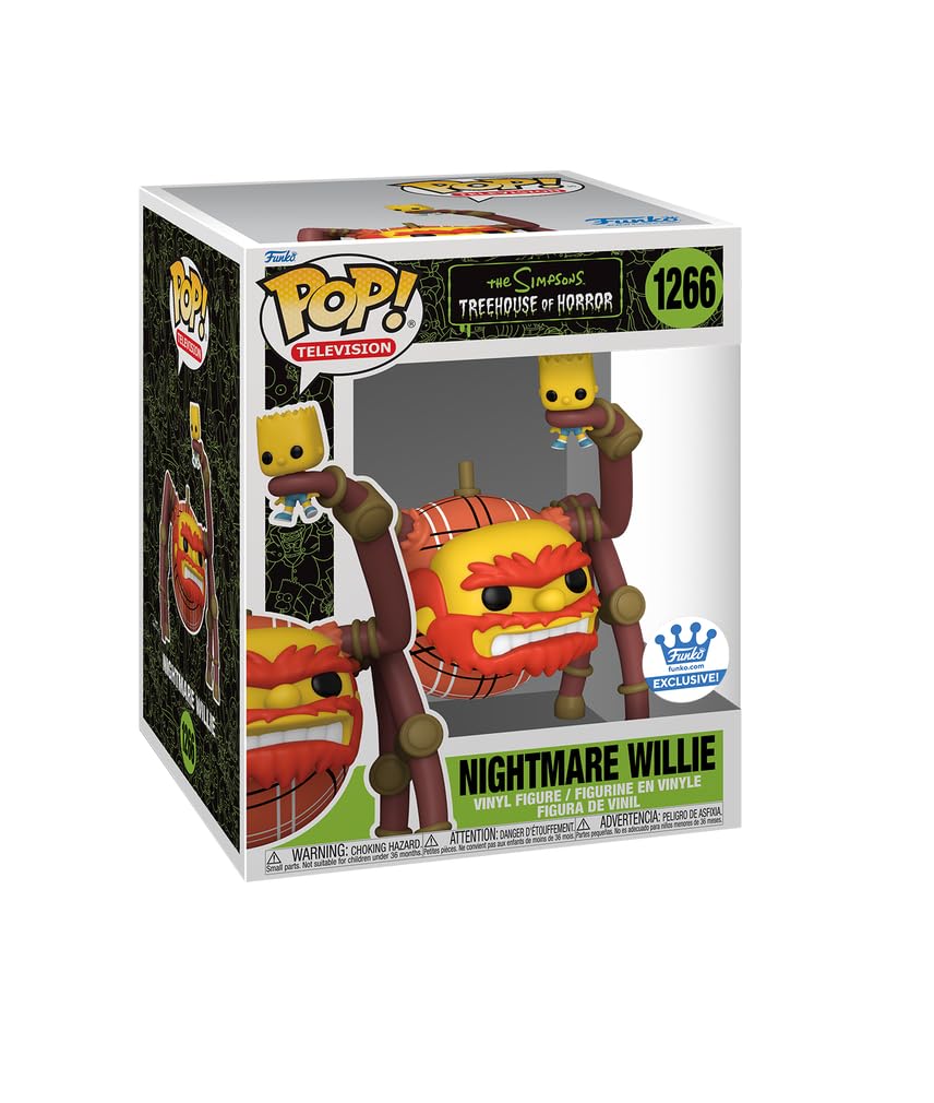 Amazon.com: Funko The Simpsons Nightmare Willie 6 inch Super Sized Pop ...