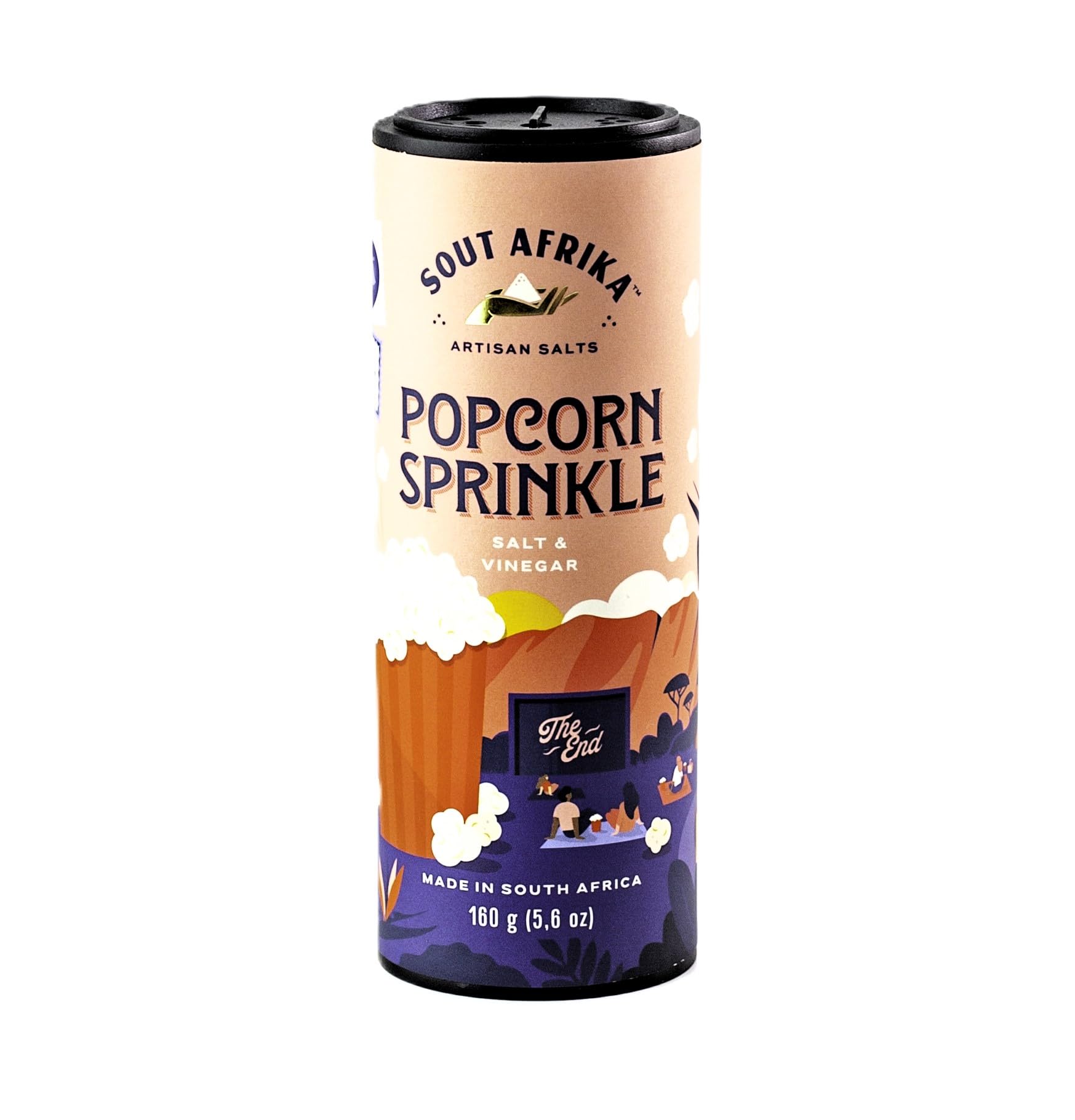 Sout Afrikapopcorn Sprinkle Salt And Vinegar Seasoning 160g South ...