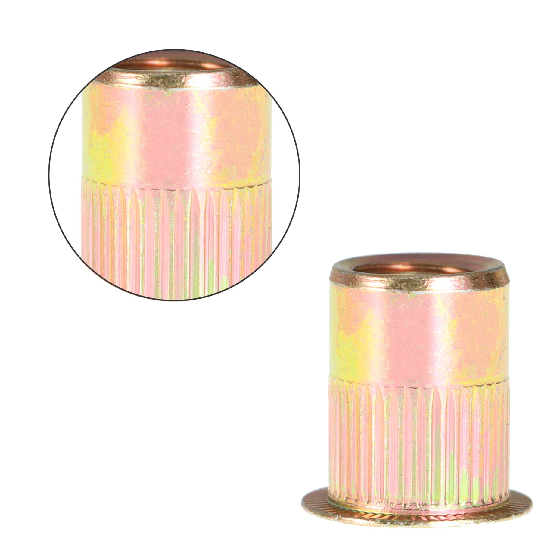 Snapklik.com : Kimllier 50Pcs Rivet Nuts 3/8-16 Rivet Nut Assortment ...