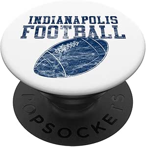 Amazon.com: Indianapolis Football on White PopSockets PopGrip ...