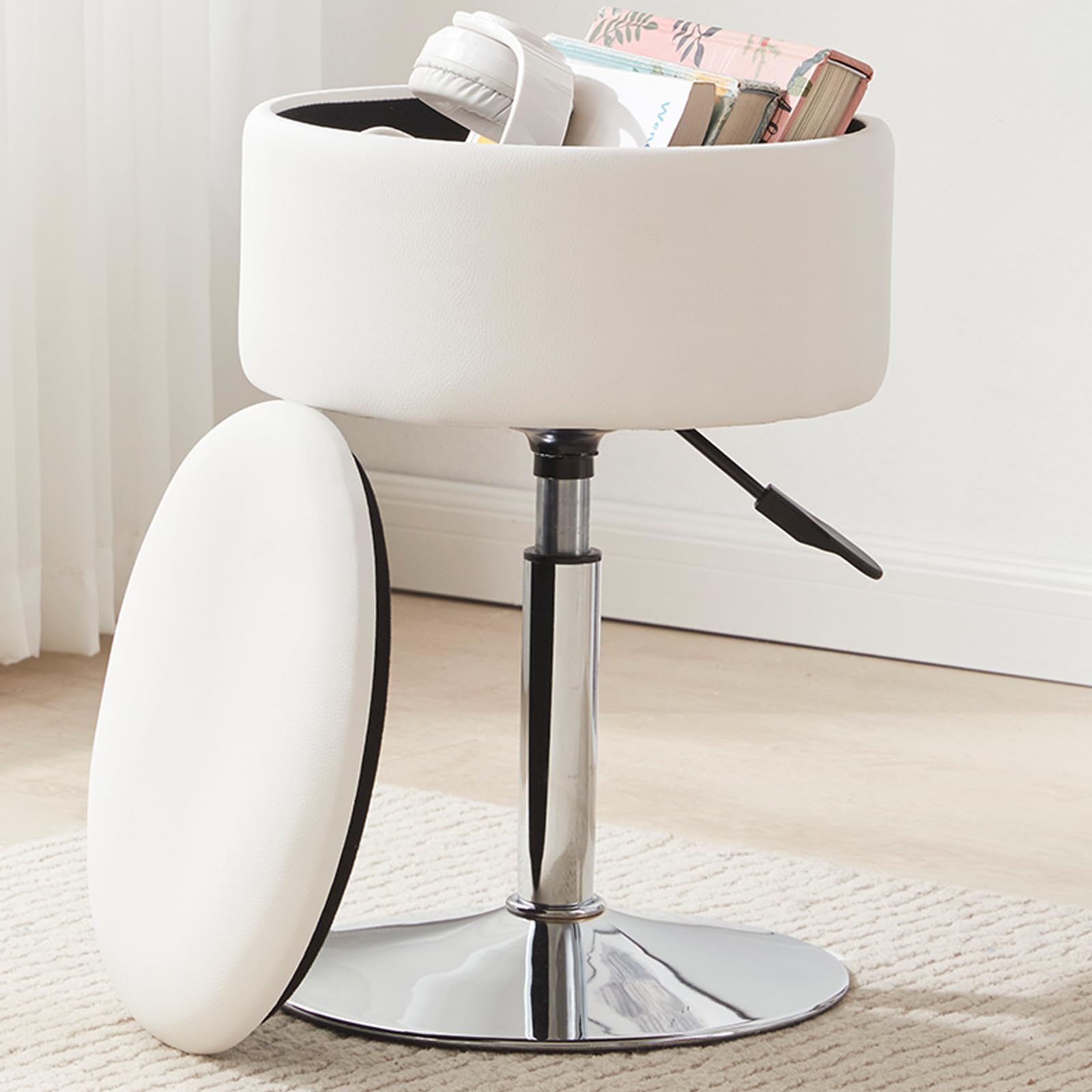 Amazon.com: Nova Microdermabrasion Vanity Chair Stool Modern Tufted ...