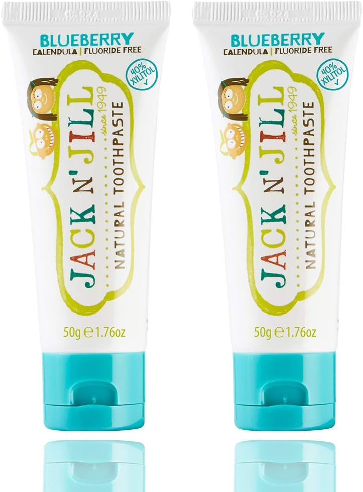 Amazon.com: Jack N' Jill Natural Kids Toothpaste - Blueberry - Organic ...