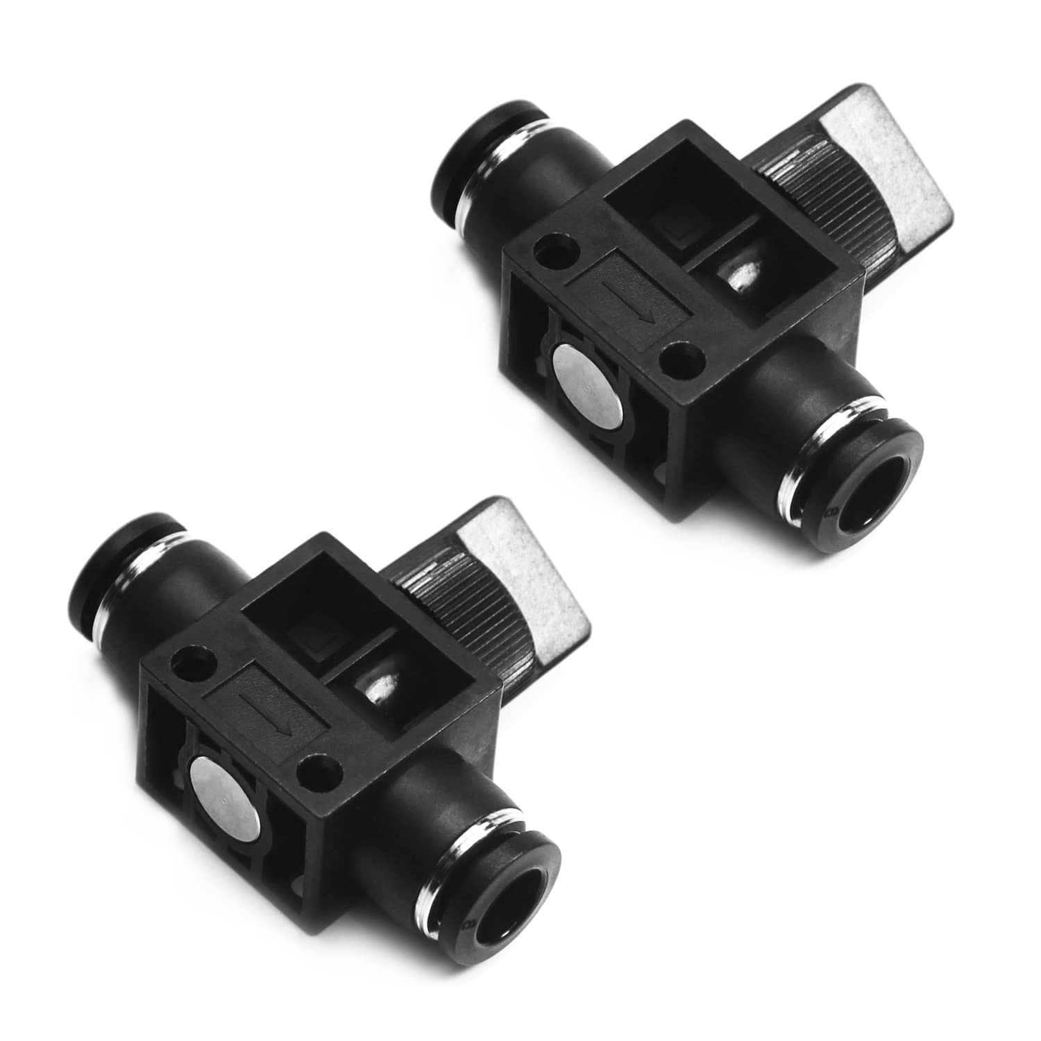 Snapklik.com : Othmro 2Pcs 3/10 Inch HVFF-8 Air Flow Control Valve