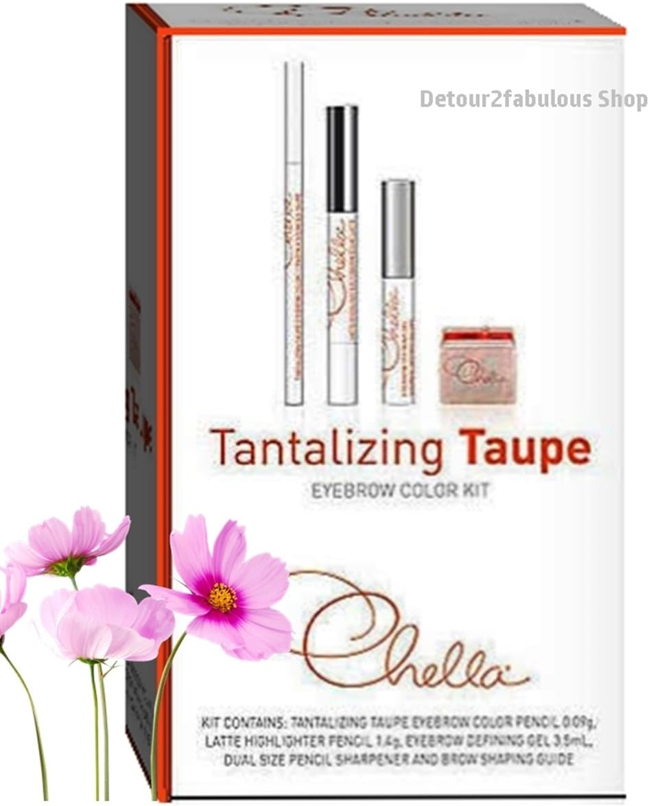 Amazon.com: Chella Tantalizing Taupe Brow Pencil Full Size Kit