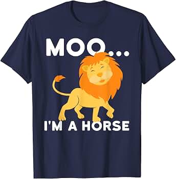 Lion Moo Lion Animal Head Happy Face Wild Funny Tail T Shirt By Jeff