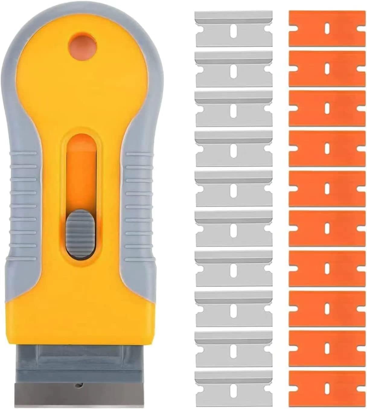 Stanley Window Scraper with Soft Handle 5 Blades Omaggio 0-28-217 ...