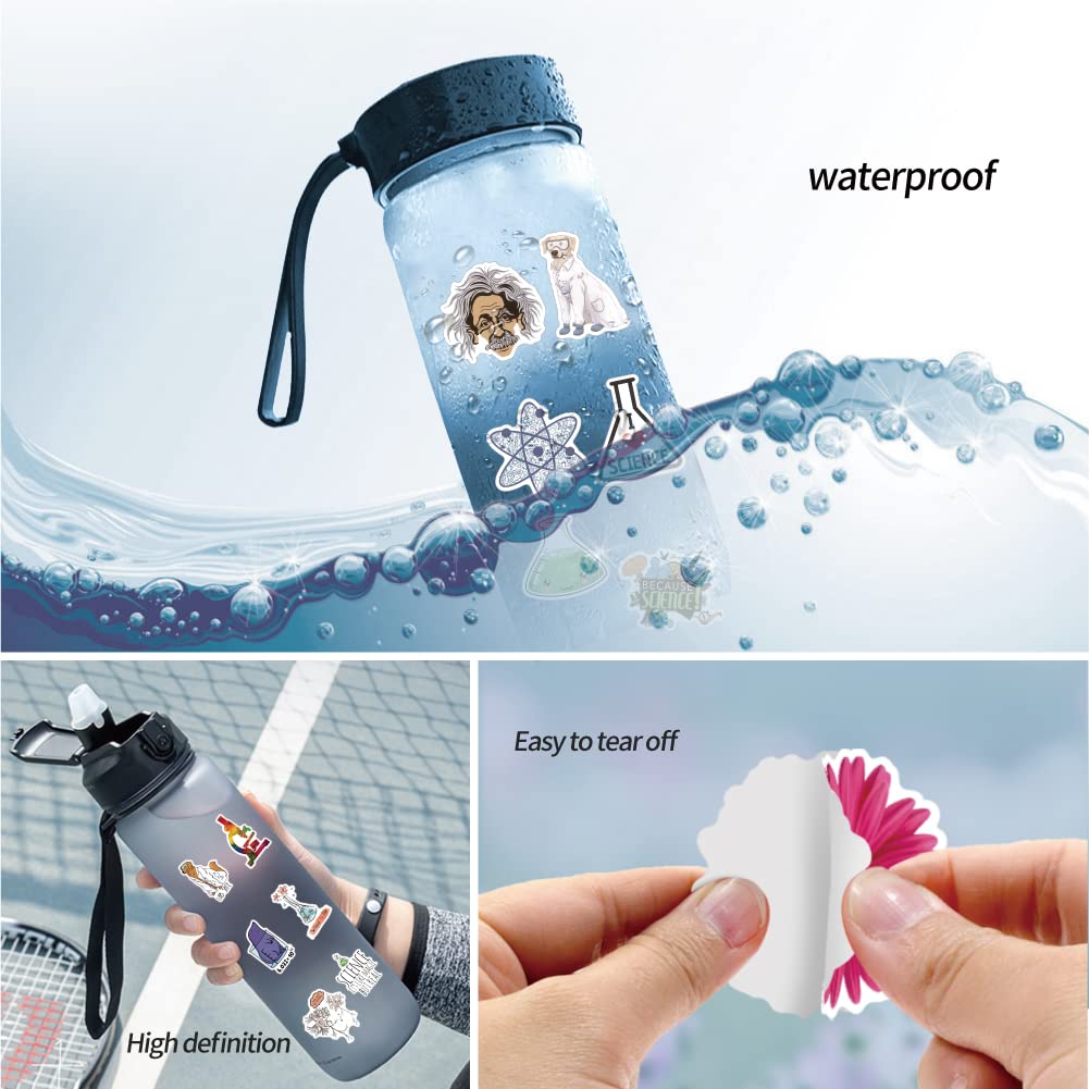 Stickers Aesthetic 123Pcs Physics Stickers Pack, Science Aesthetic ...