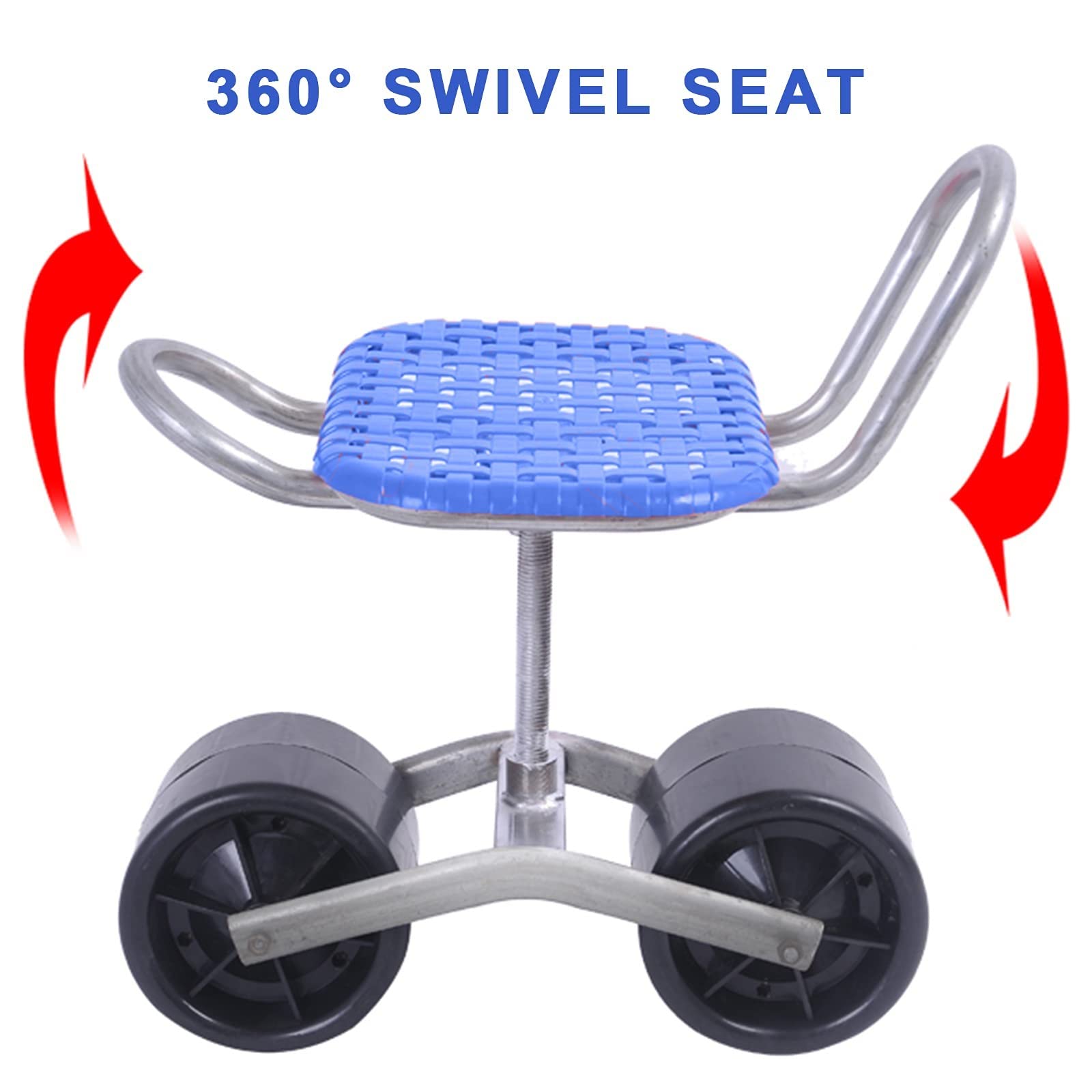 Gardening Chair With Adjustable Wheels