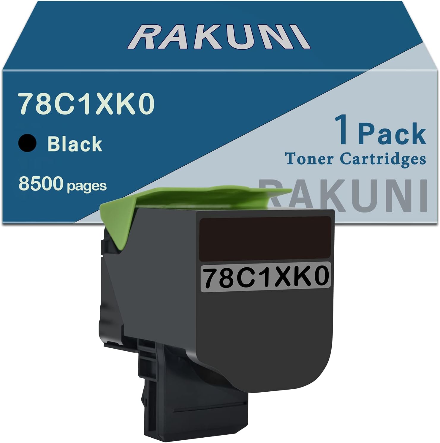 Amazon.com: 78C1XK0 8500 Pages Black Remanufactured Toner Cartridge ...