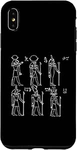 Amazon.com: iPhone XS Max Hieroglyphics Egyptologist, Ancient Egyptian Hyropgliphics Case : Cell ...