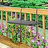 Amazon.com : Balcony Railing Table Hanging Folding Deck Railing Table ...
