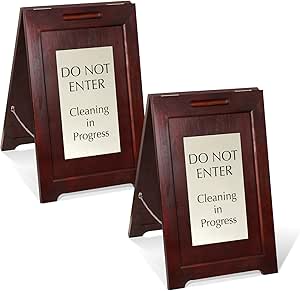 Amazon.com: SmartSign (2-Pack) Premium 'Do Not Enter Cleaning in ...