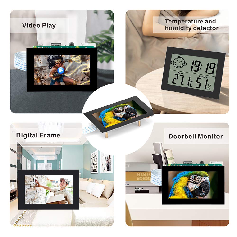 Snapklik.com : OSOYOO 3.5 Inch DSI Touchscreen LCD Display For ...