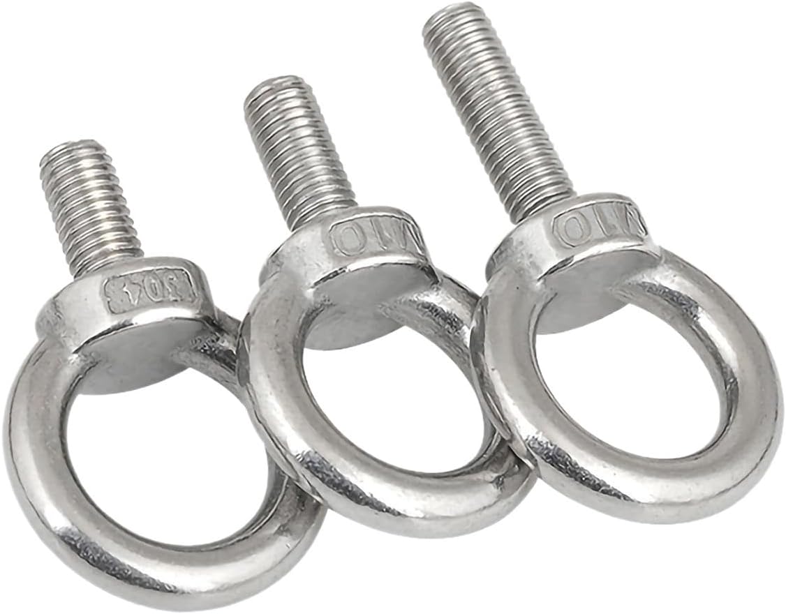 Eye Bolts M8 M10 304 Stainless Steel Marine Lifting Eye Screws Ring ...