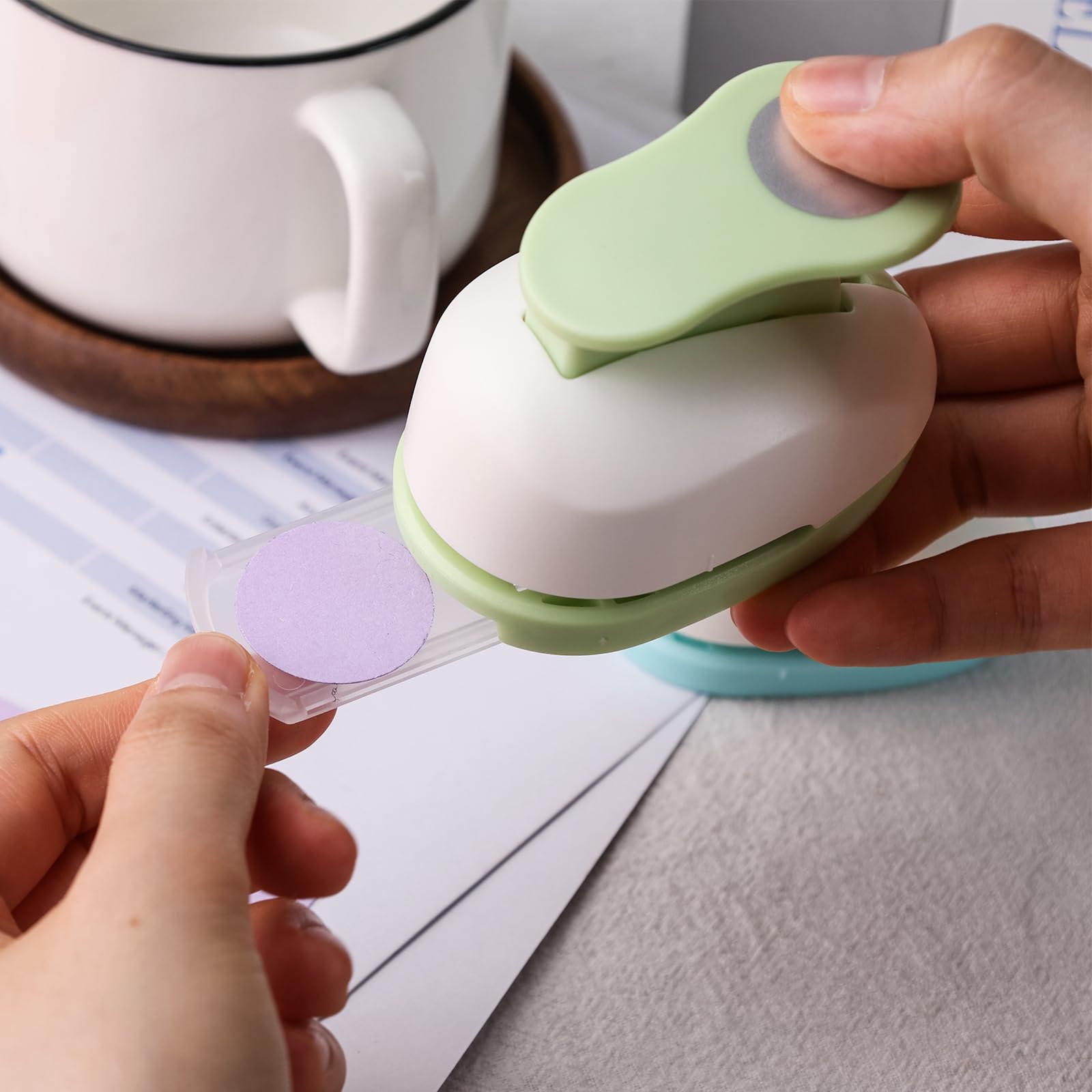 Snapklik.com : 2PCS1 Inch + 5/8 Inch Hole Punches, Paper Hole Punches ...