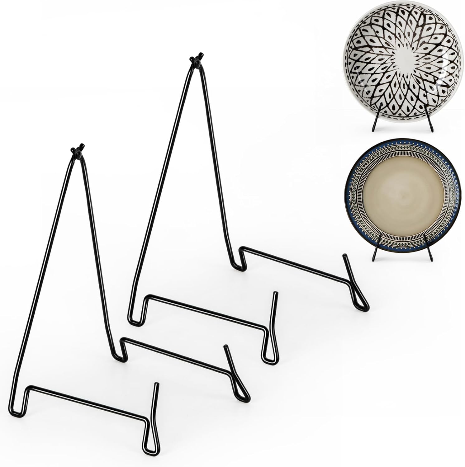 Amazon.com: PUERSI 2 Pack Bowl Display Stand, 10 Inch Iron Bowl Holder ...