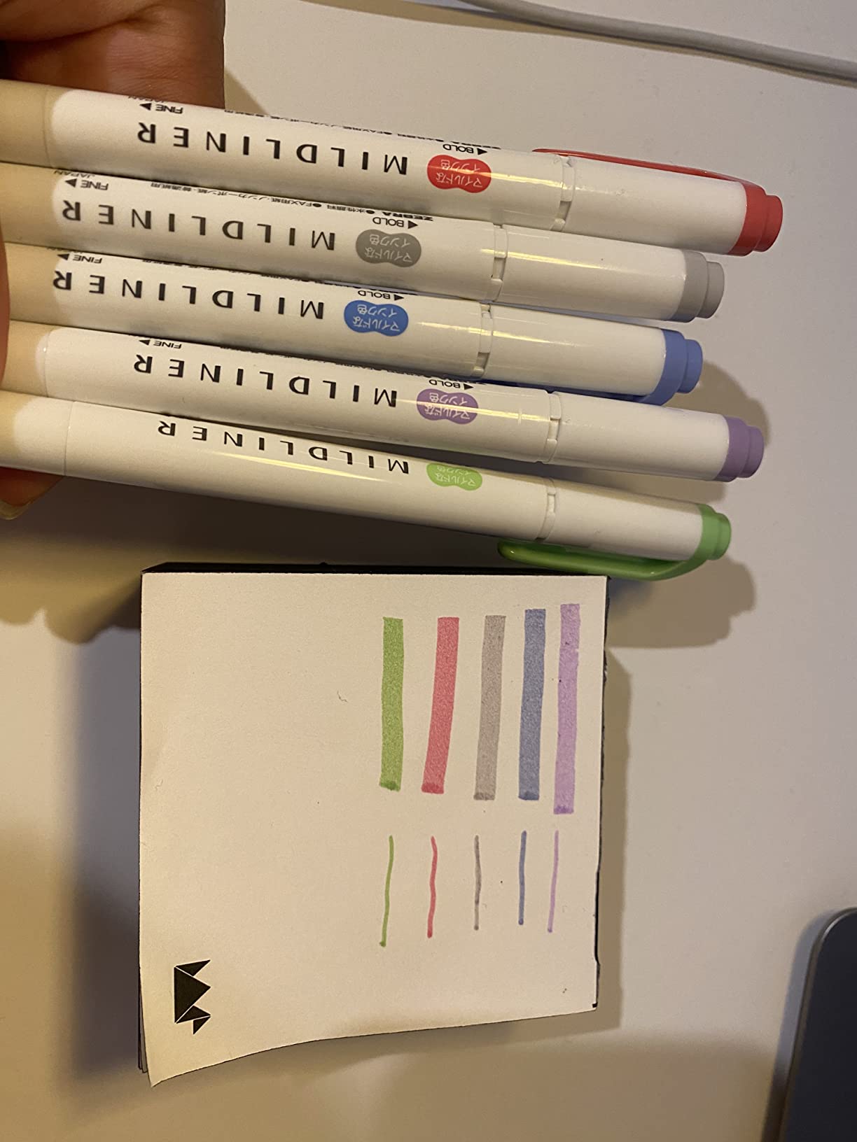 Zebra NC5 Highlighter Mildliner, 5 Color Set (WKT7-5C-NC): Highlighters ...