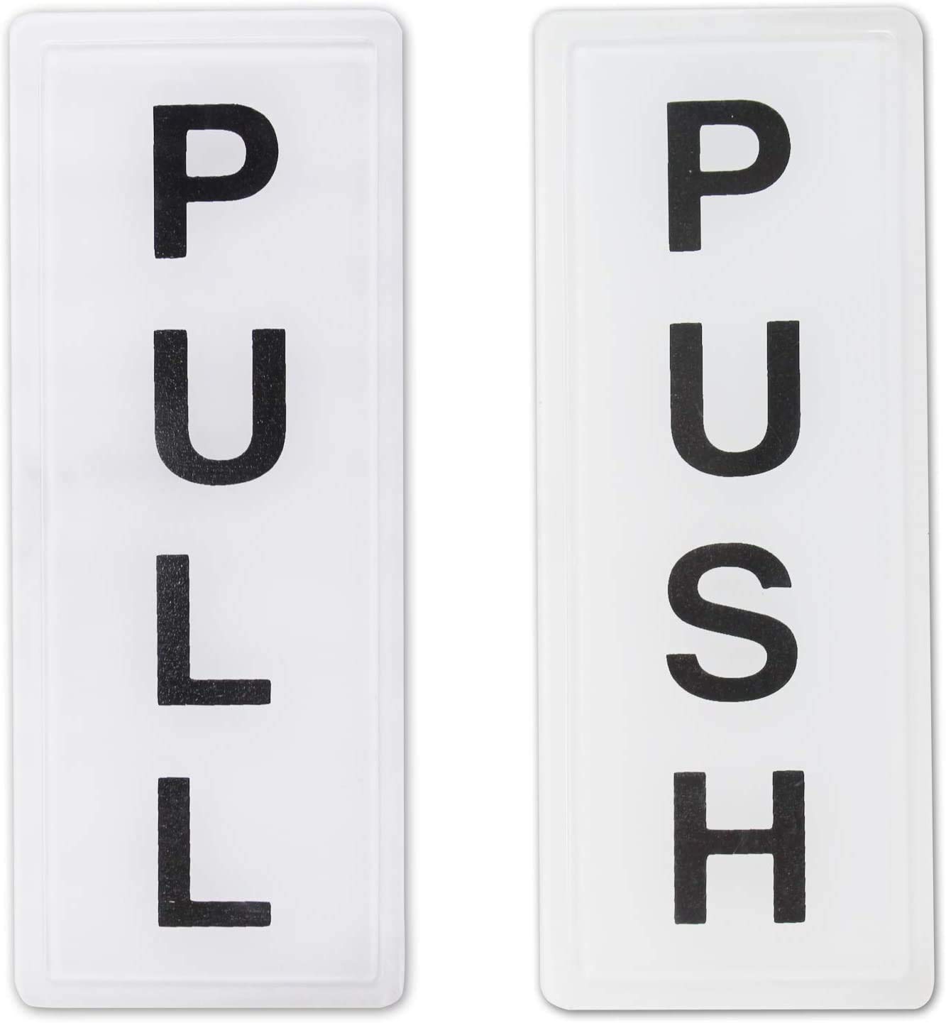 Buy E Shopping® Push Pull Sign Sticker, Glass Sign Sticker for Glass ...