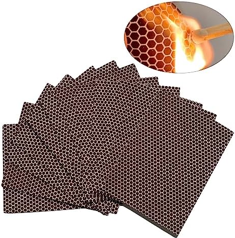 Amazon.com: 3 Sheets Match Striker Paper with Adhesive Match Striker ...