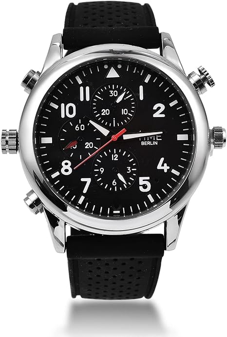 Time Berlin Camera Watch - Wrist Watch with Camera and Microphone 4GB Internal Memory in ...