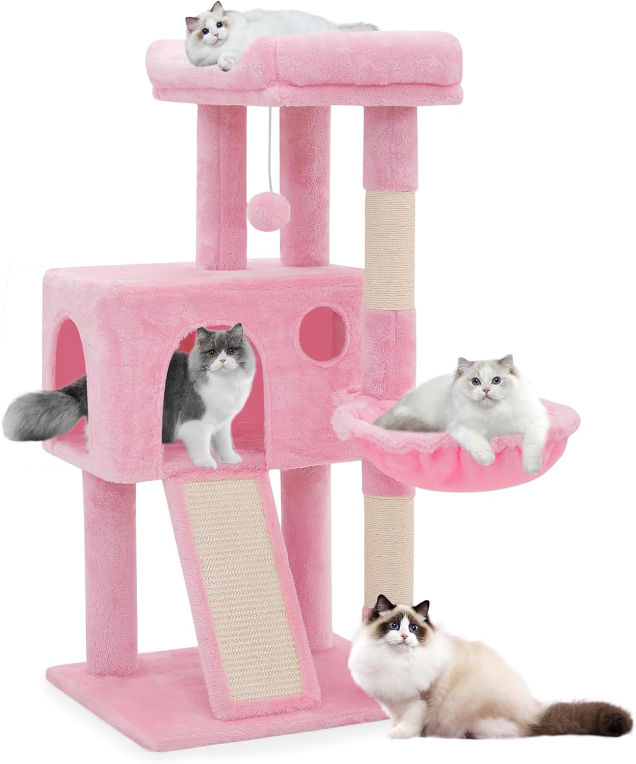 Amazon.com : Magshion 36 Inch Cat Tree Tower with Hammock, Cat Condo w ...